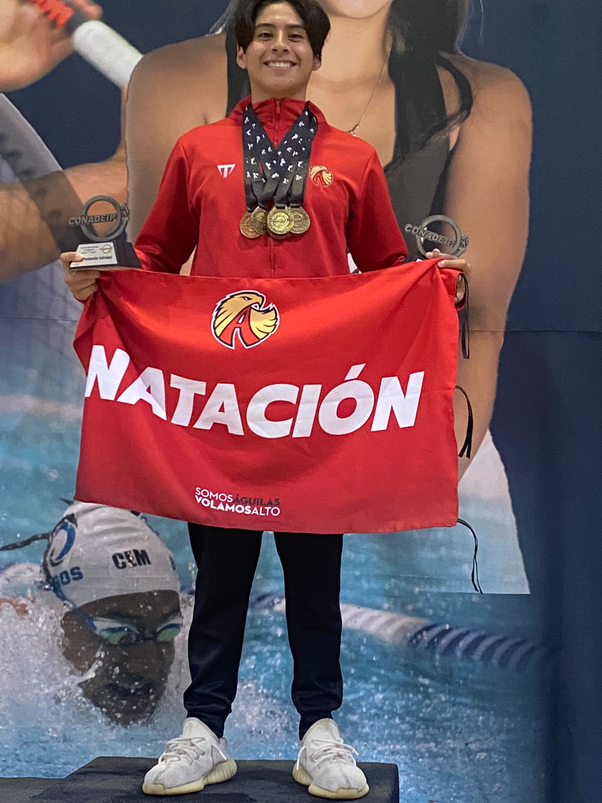 UPAEP conquista dos campeonatos individuales de natación en CONADEIP